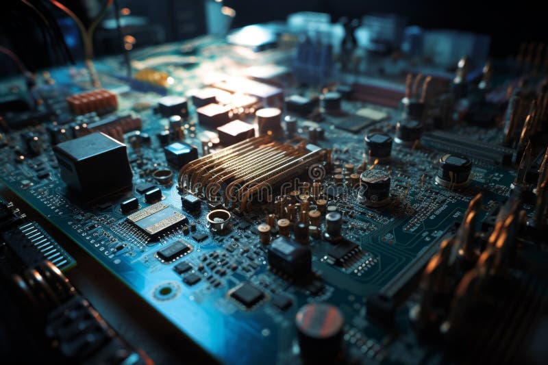 AI Supercomputer Chrome, Insane Level of Detail Throughout Circuitry by ...