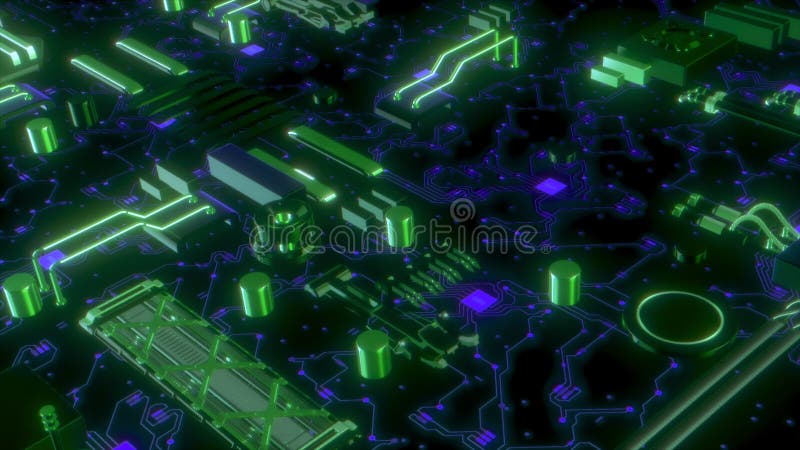 Advanced Technology Concept Visualization. Motion Stock Video - Video ...