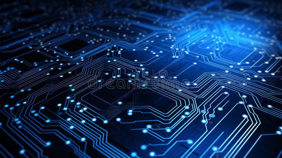 Advanced Technology Concept Visualization. Neural Network AI Generated Stock Photo - Image of ...