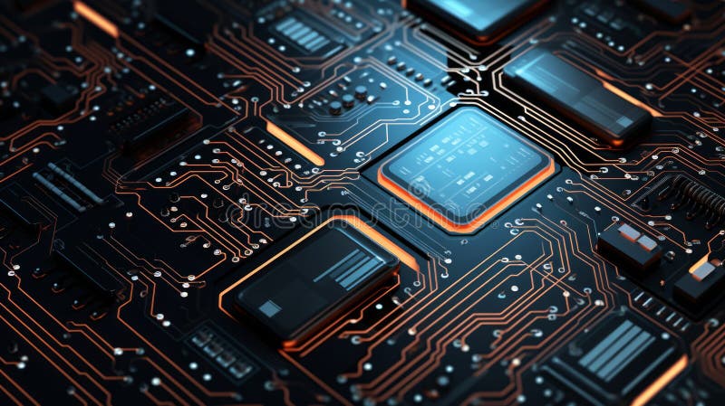 Advanced Technology Concept Visualization Neural Network Ai Generated Stock Image Image Of