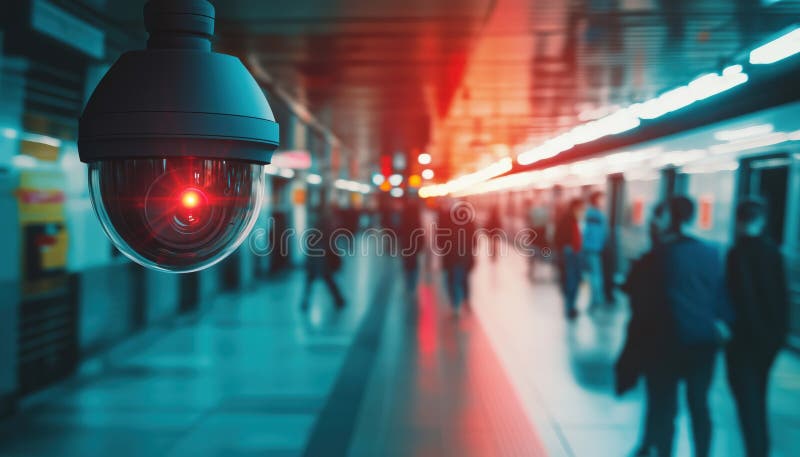 Advanced Technology for Effective Surveillance Stock Image - Image of ...