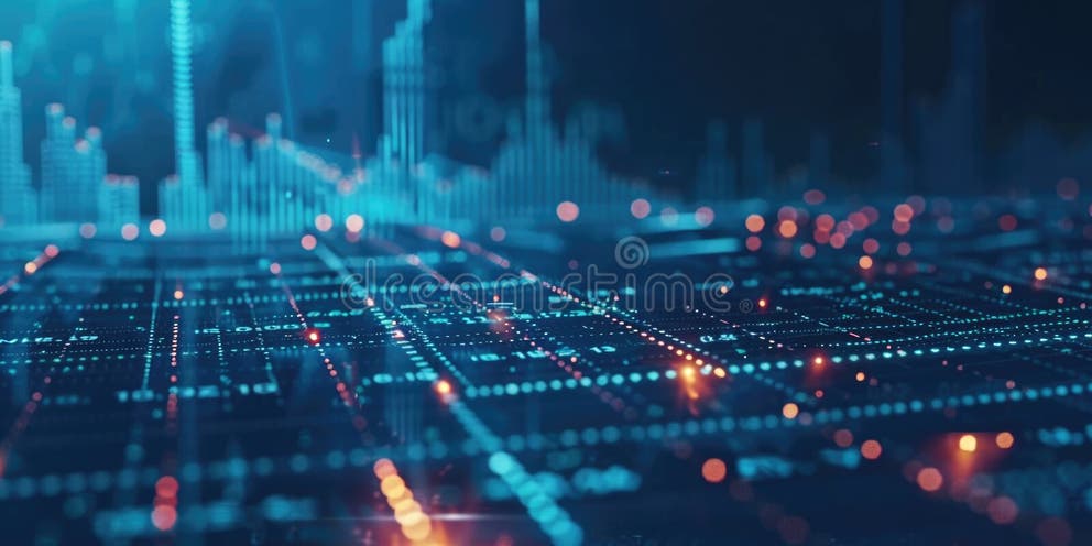 Advanced Technology and Electronics Illustration Stock Illustration ...