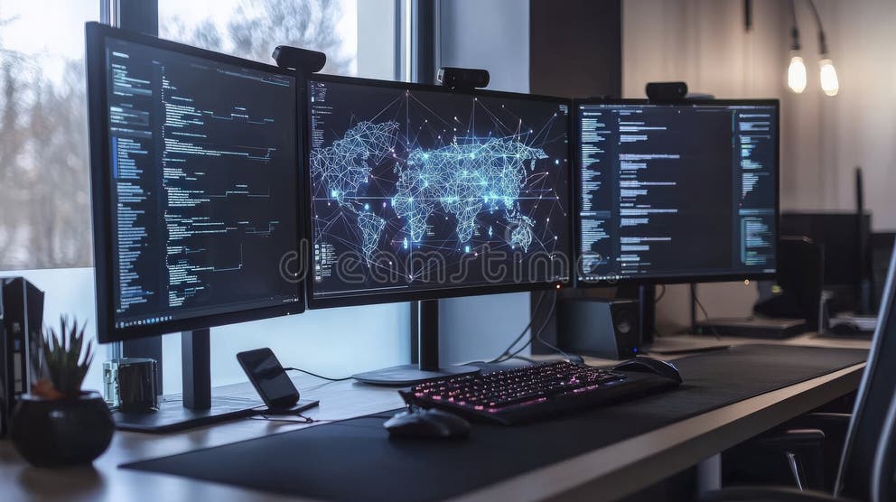 Advanced Technology in Ergonomic Workstation Global Data Visualization ...