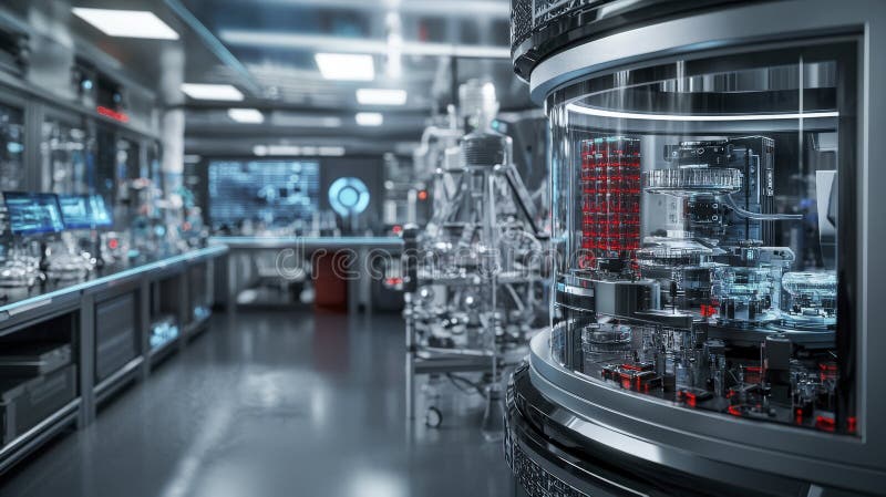 Advanced Technology Innovations in a Futuristic Laboratory Setting ...