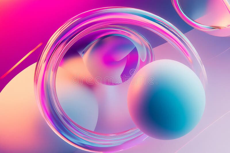 Advanced Technology-inspired Visuals Featuring Gradient Glowing ...