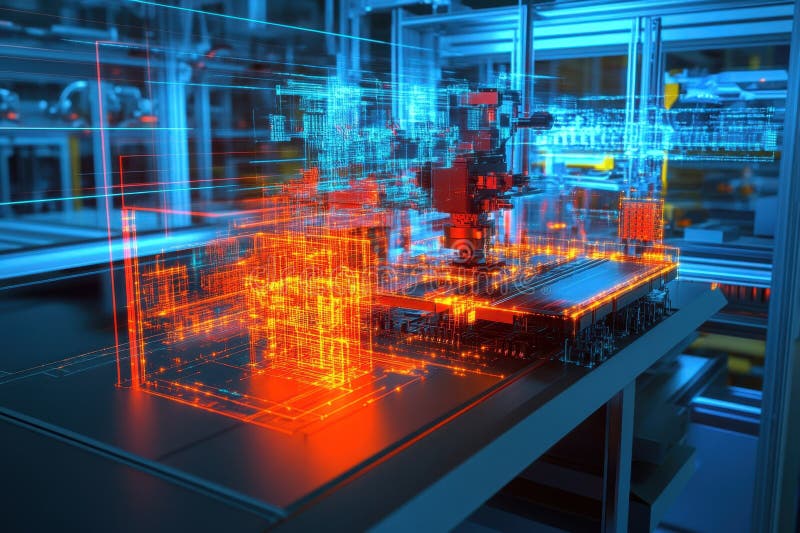 Advanced Technology in a Manufacturing Facility Showcases Automation ...