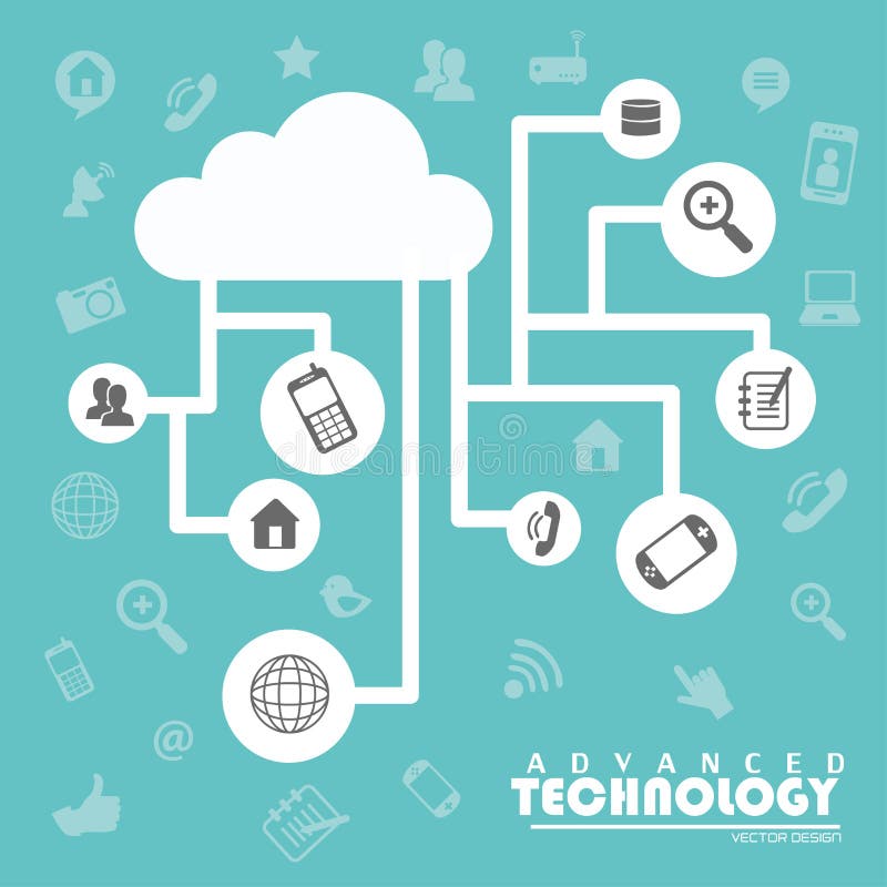 Advanced technology stock vector. Illustration of details - 31664333