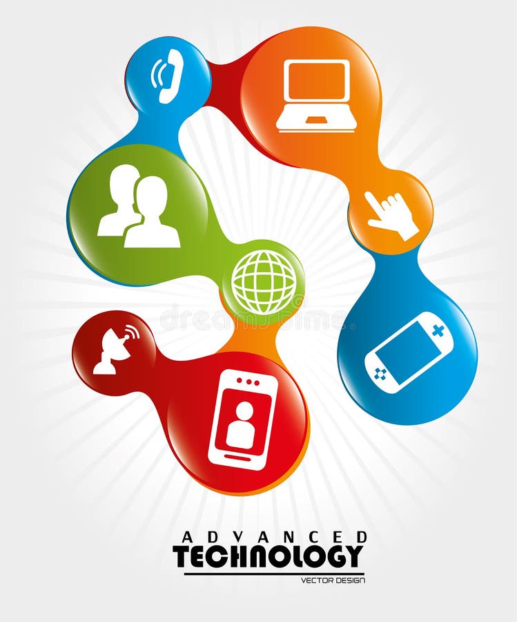 Advanced technology stock vector. Illustration of details - 31664333