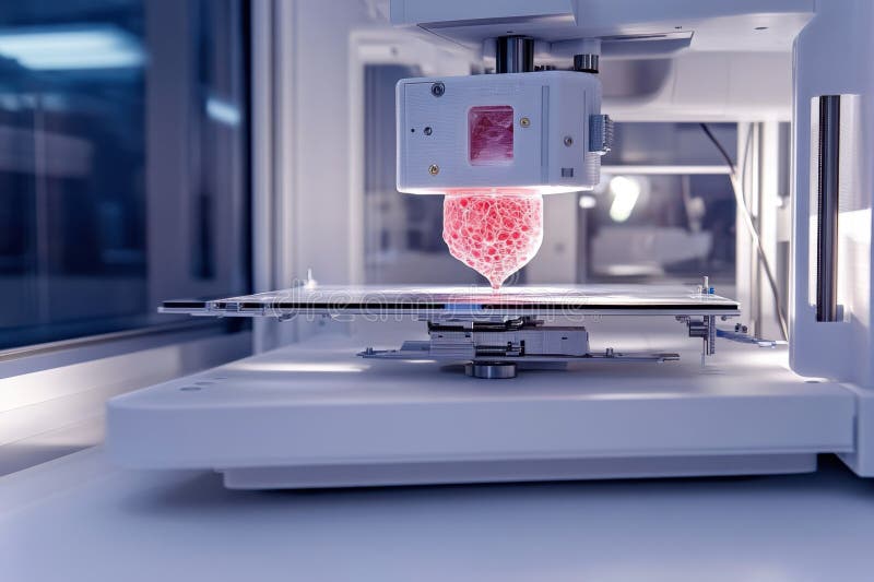 3D Bioprinter Creating Artificial Tissue in a Laboratory Environment at ...