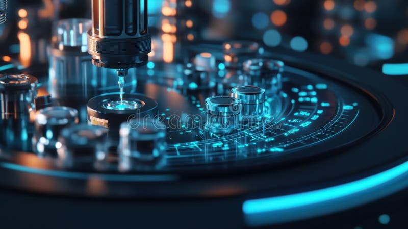 Advanced Technology in Scientific Research Laboratory Stock Image ...