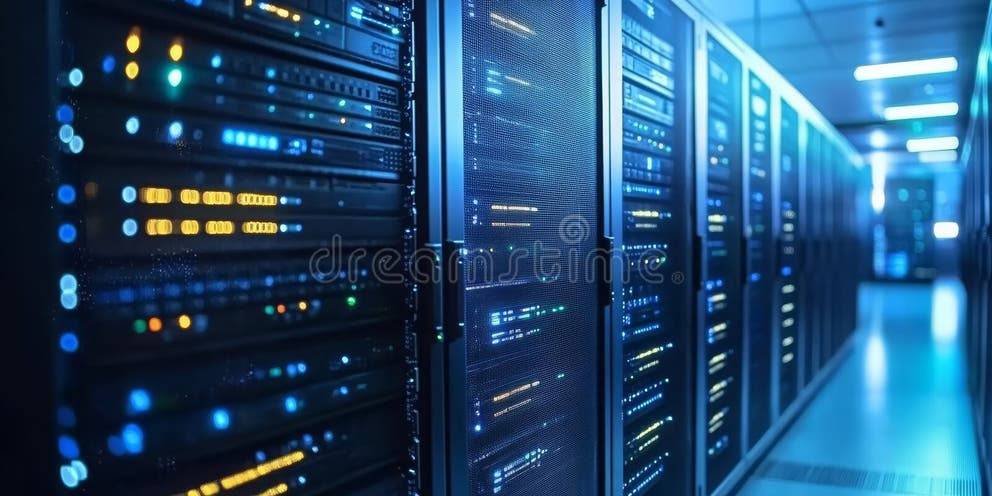 Advanced Technology Server Room Designed for Data Centers and Crypto ...