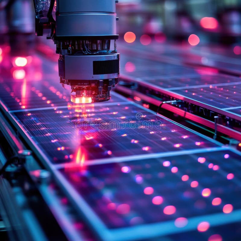 Advanced Technology in Solar Panel Production with Robotics and ...