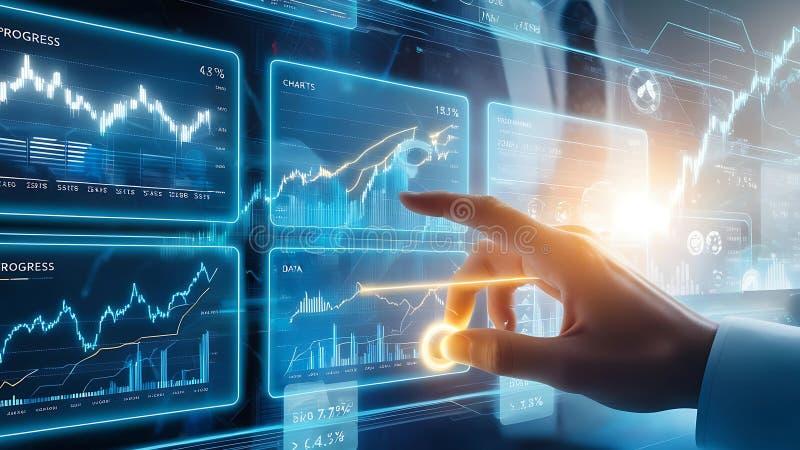 Advanced Technology in Stock Market Data Visualization Stock ...