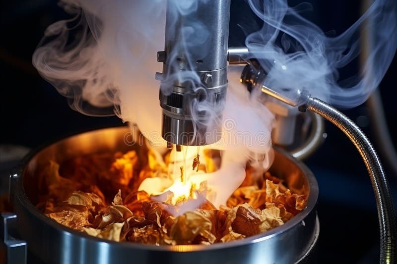 Advanced Technology in Tobacco Processing Stock Illustration ...