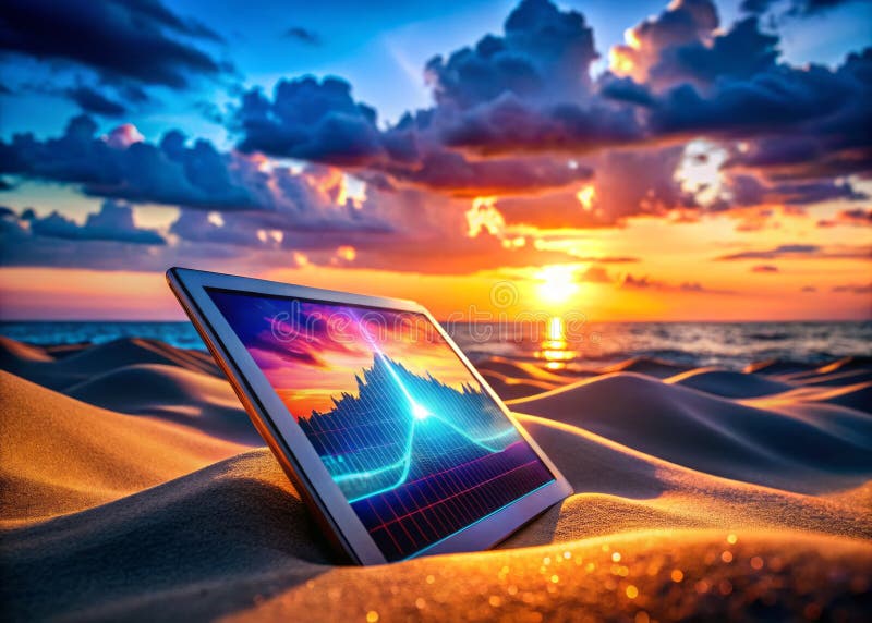 Advanced Technology Unveiled BlueLit Interface on a Futuristic White ...