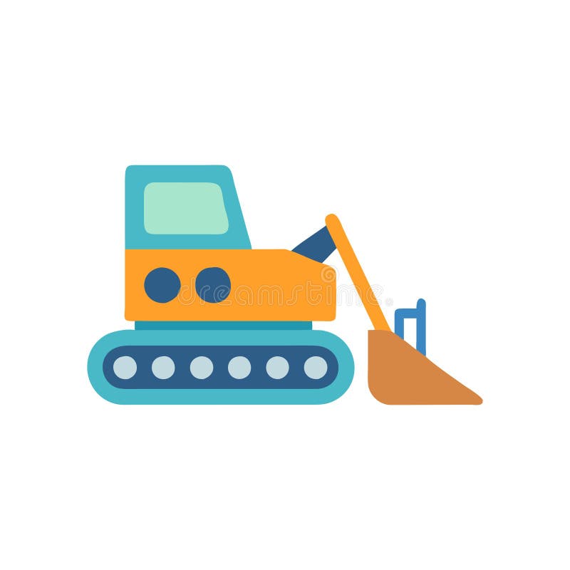 Advanced Track Loader Icon Design Stock Illustration - Illustration of ...