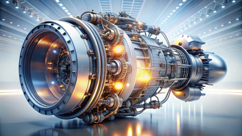 Advanced Turbine Engine Design a Futuristic Concept in a Modern ...