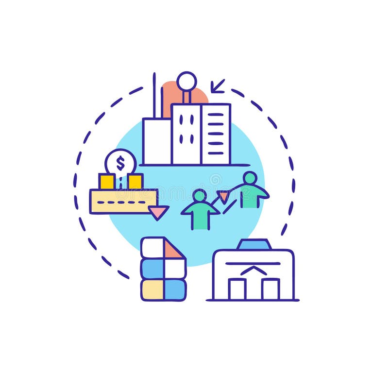 Advanced Urban Planning Process Icon Design Stock Photo - Illustration ...