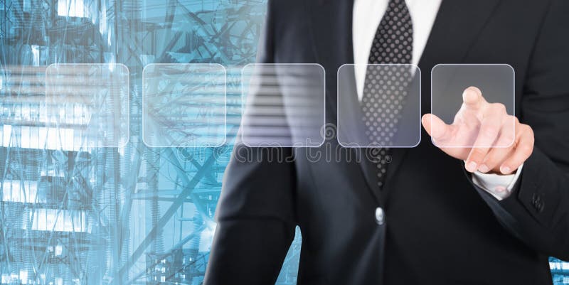 Advanced User of High Modern Technology Stock Image - Image of click ...