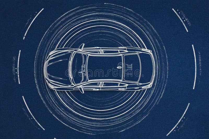 Advanced Vehicle Technology Showcasing Autonomous Navigation with ...