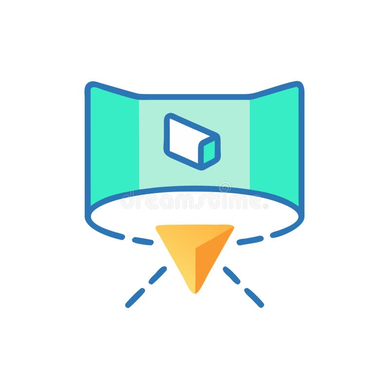 Advanced Virtual Tour Icon Design Stock Photo - Illustration of ...