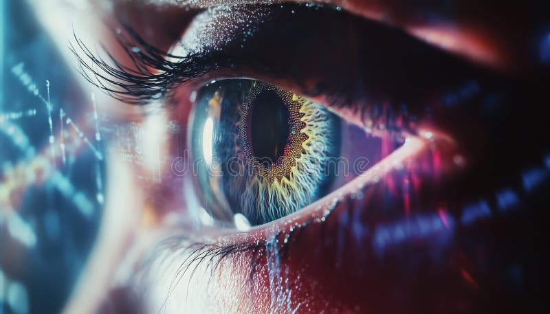 Advanced Visual Technology stock photo. Image of access - 356035592