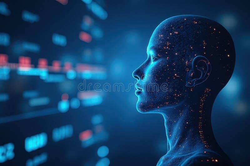 Advanced Voice Technology Usage Stock Illustration - Illustration of ...