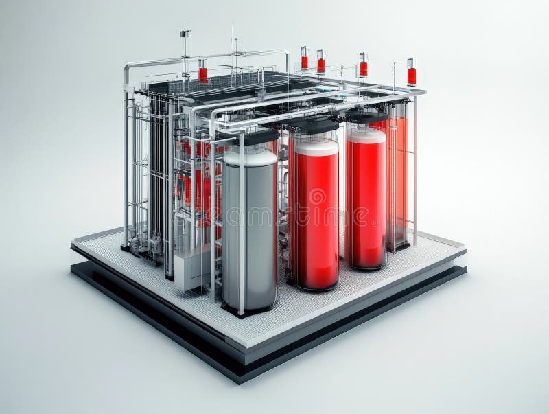 Advanced Water Filtration System Design Concept Stock Illustration ...