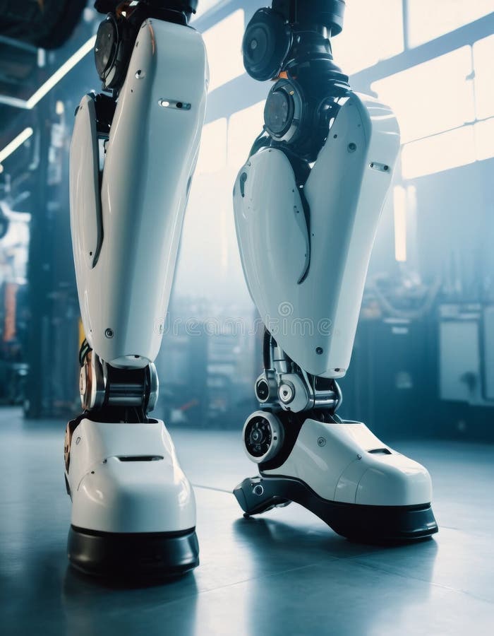 Advanced White Robotics Limbs Stock Photo - Image of gears, servo ...