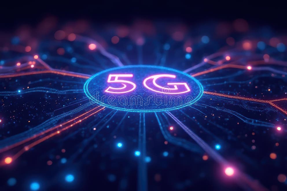 Advanced Wireless Networking Architecture Stock Illustration ...