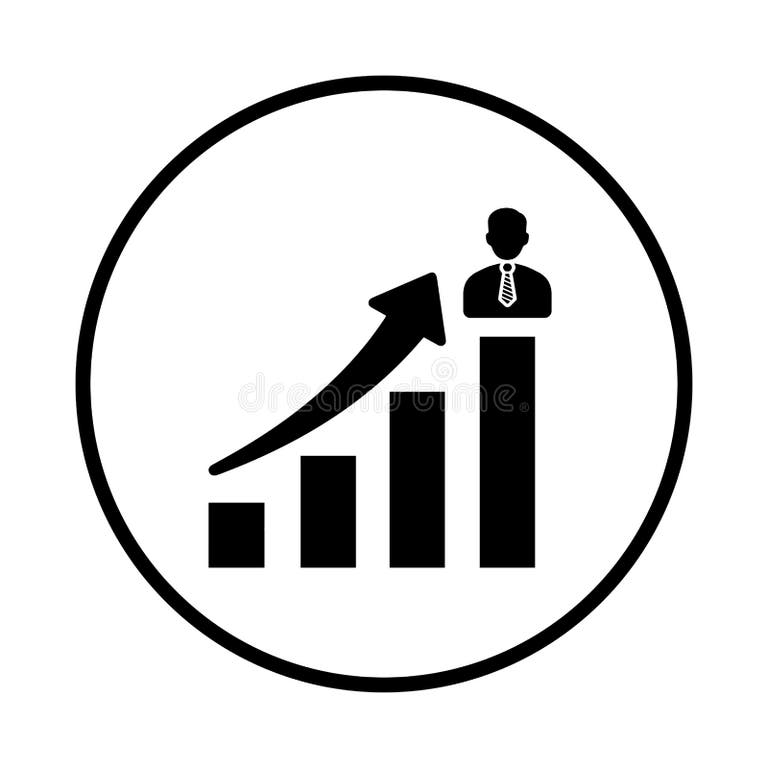 Advancement, Career, Advance, Growth, Level, Progress Icon. Black ...