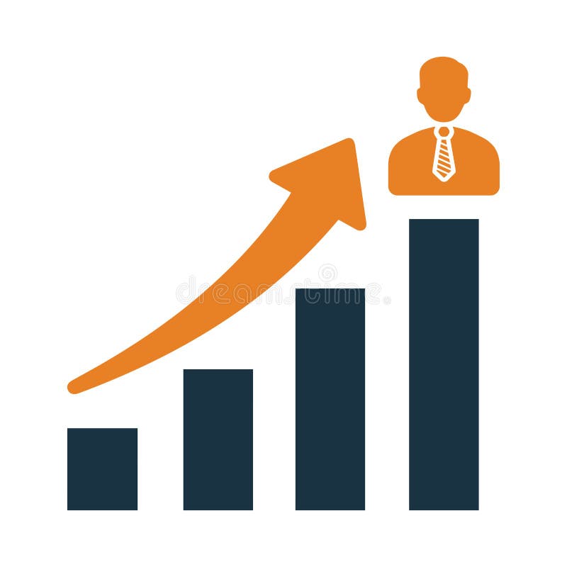 Advancement, Career, Advance, Growth, Level, Progress Icon. Black ...