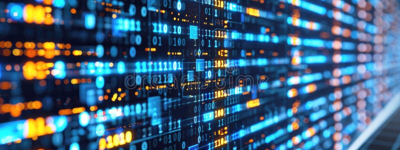 The Advancement of Quantum Computing. Panoramic Mainframe Computer ...