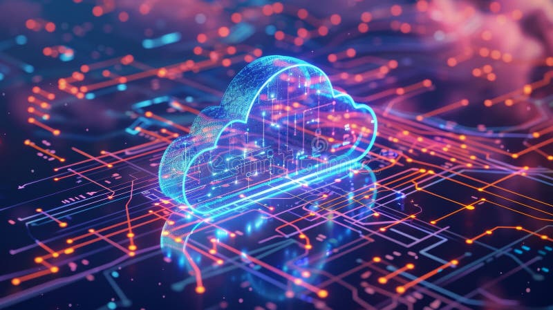 Advancements in Big Data Center Technology for SAAS Stock Image - Image ...