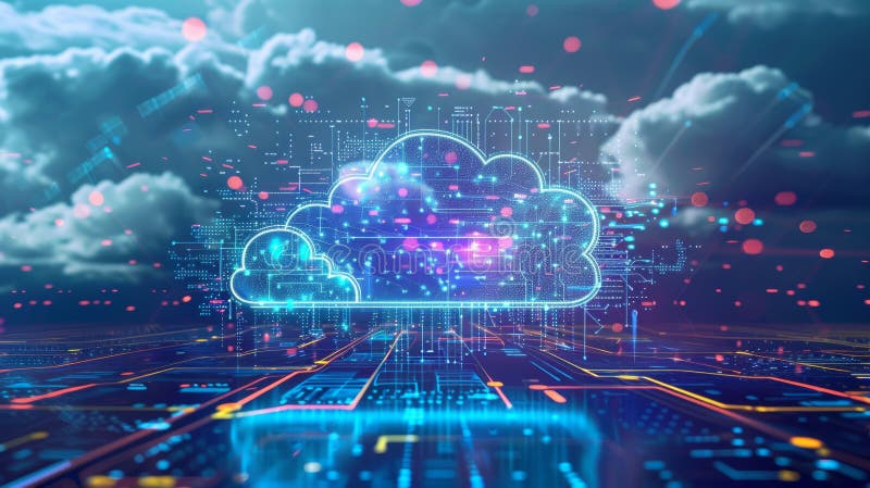 Advancements in Big Data Center Technology for SAAS Stock Image - Image ...