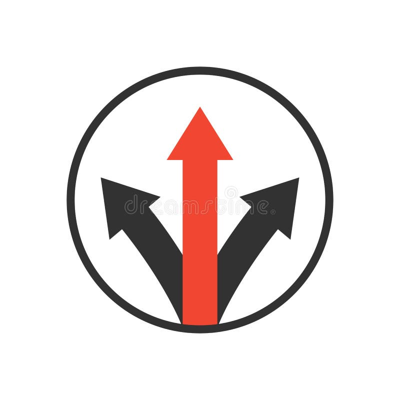 Advantage Icon, Competitive Strategy Concept Stock Vector ...