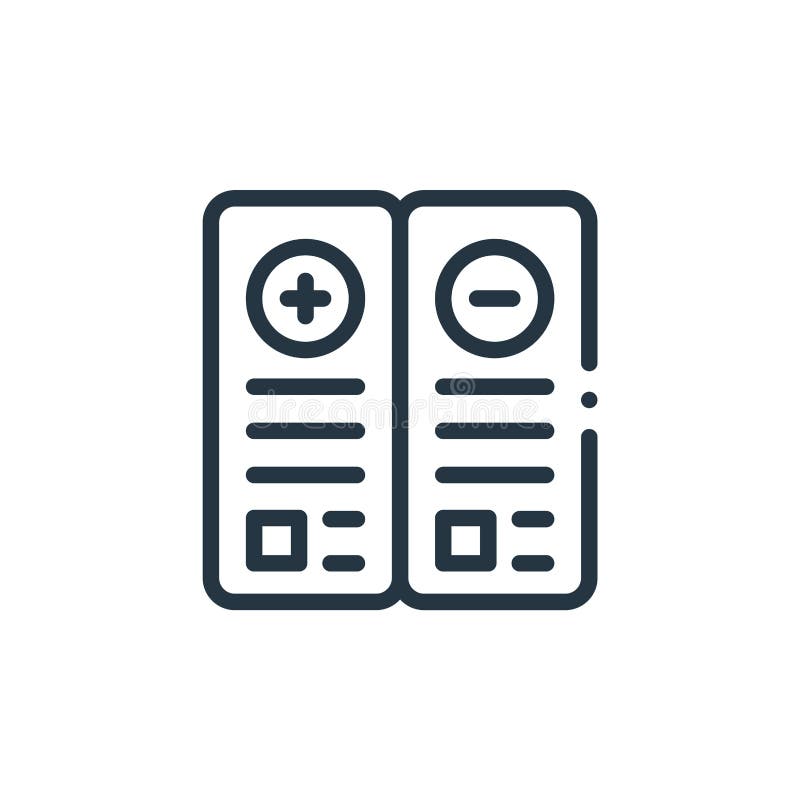 Advantage Vector Icon Isolated on White Background. Outline, Thin Line ...