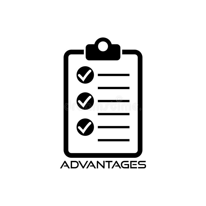 Advantages Check List Illustration Design Stock Illustration ...