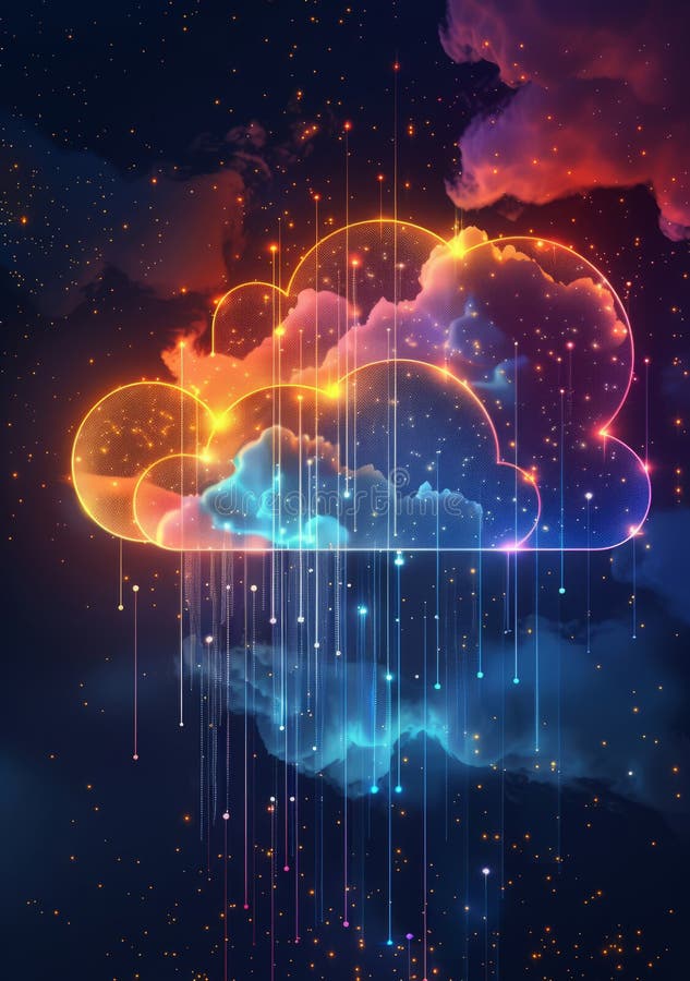 Advantages of Cloud-based Document Management, Including Flexibility and Remote Access. Stock ...