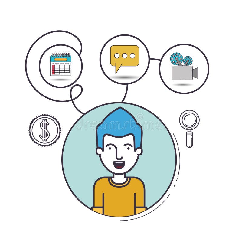 Advantages of Internet and Digital Technology Image Stock Vector ...