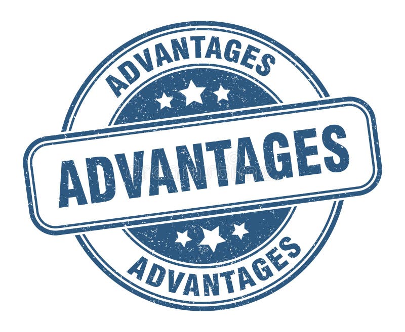 Advantages Stamp. Advantages Round Grunge Sign Stock Vector ...