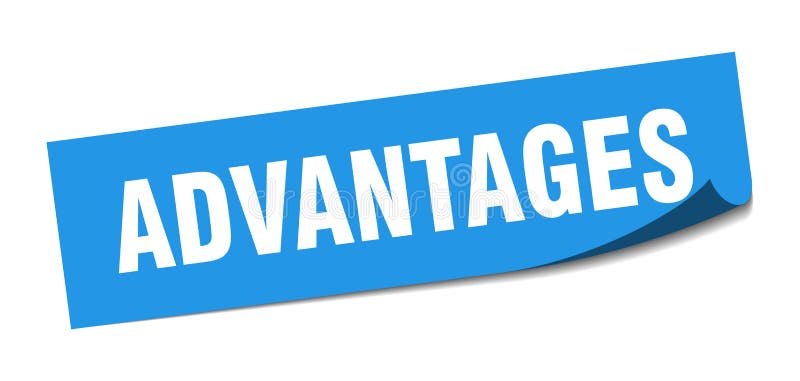 Advantages blue stamp stock vector. Illustration of insignia - 119477378