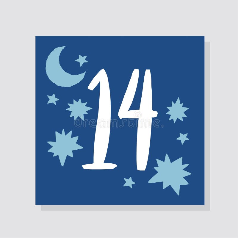Blue Advent Calendar Stock Illustrations – 548 Blue Advent Calendar ...
