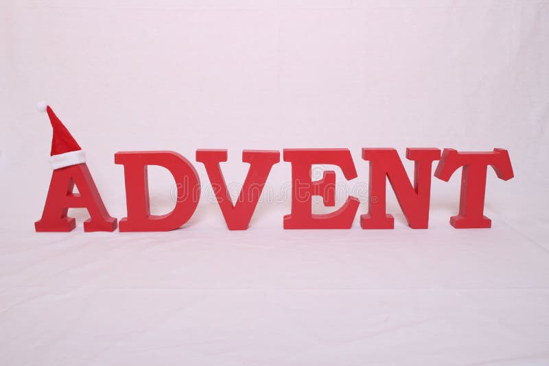 Advent contain letters stock photo. Image of publication - 60902780