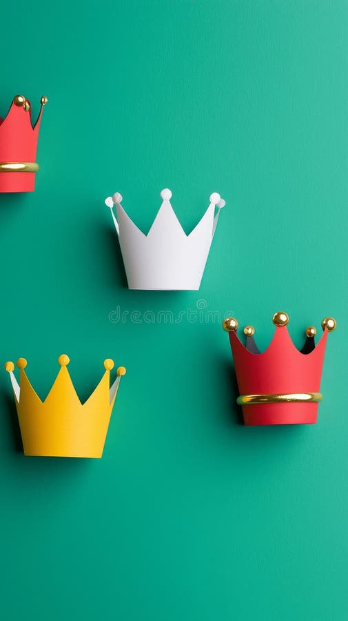 The Advent of the Three Kings: Crowns of Eastern Sages Stock Image ...