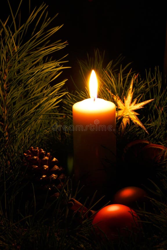 Advent wreath 17 stock photo. Image of candle, detail - 3551354