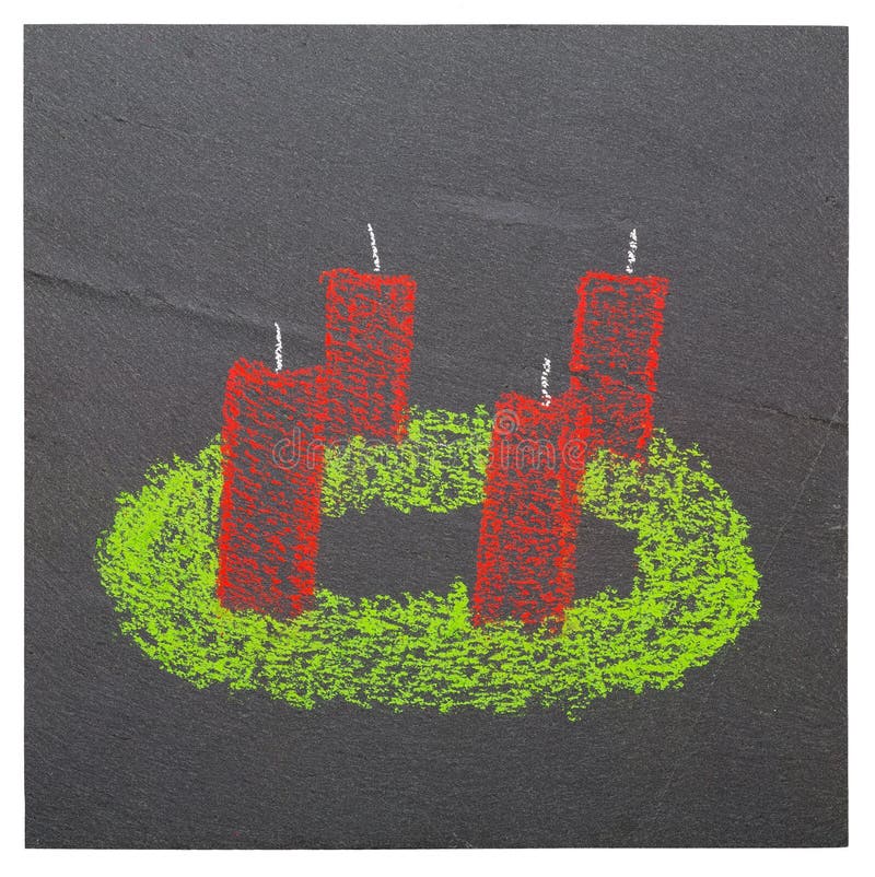 Advent Wreath Drawing Stock Photos - Free & Royalty-Free Stock Photos ...