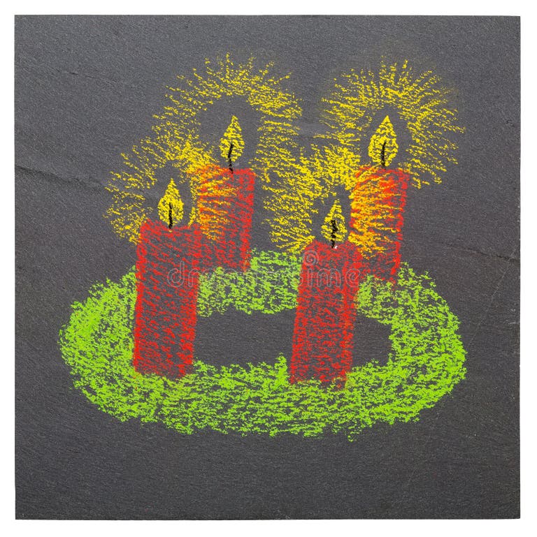 Advent Wreath Drawing Stock Photos - Free & Royalty-Free Stock Photos ...