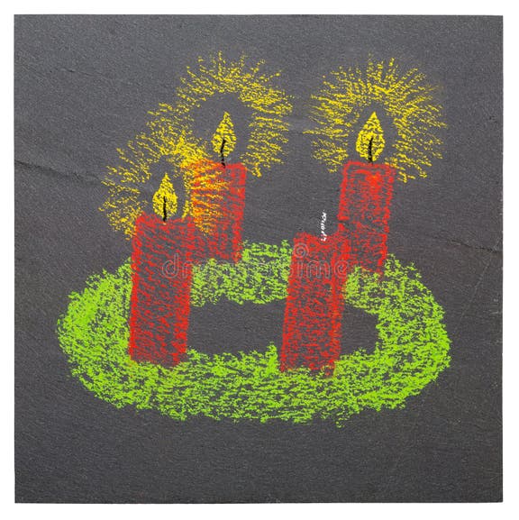Advent Wreath Drawing Stock Photos - Free & Royalty-Free Stock Photos ...