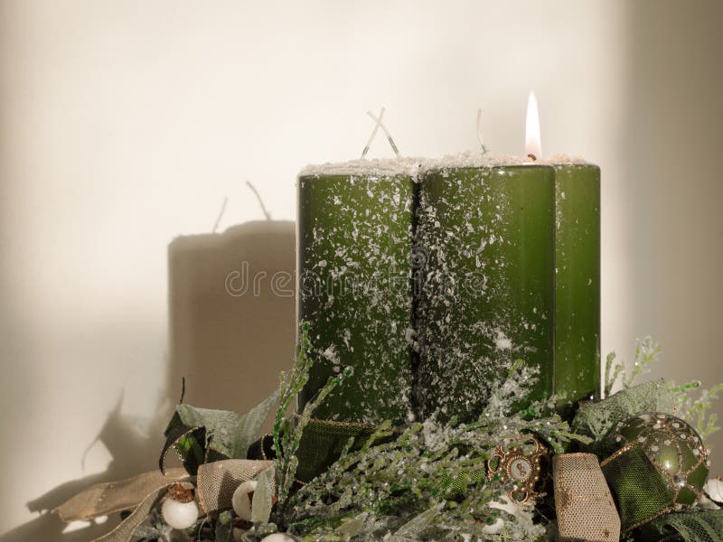 Advent wreath stock image. Image of wreath, flame, symbol - 260969121